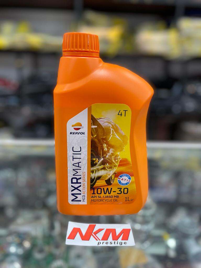 OLI MOTOR OLI MESIN REPSOL MXR MATIC MCO ACTION SERIES 10W30 ORIGINAL | Lazada Indonesia