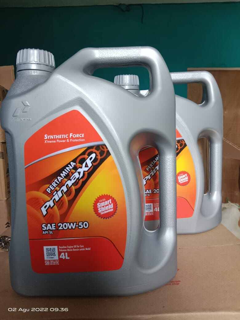 OLI PERTAMINA PRIMA XP GALON 4 LITER/PERTAMINA PRIMA XP 4L | Lazada ...