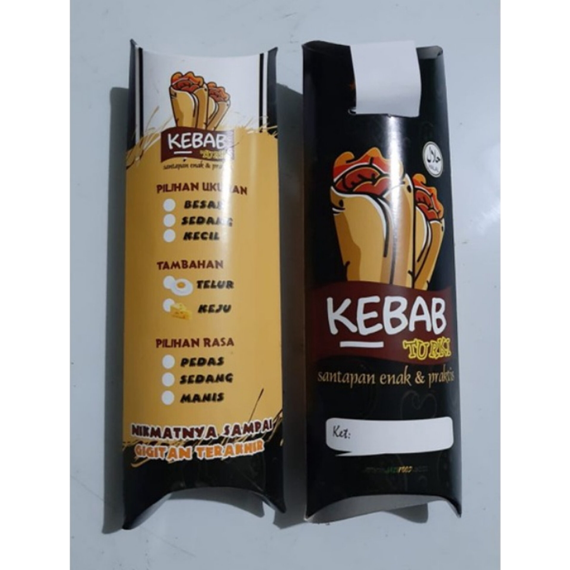 100 LEMBAR KERTAS KEBAB TARIKAN UKURAN 24 × 9,2 BAHAN IVORY FOIL HIGH ...