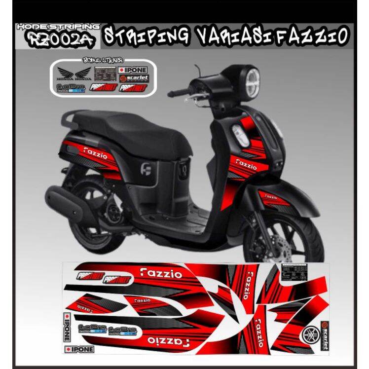 stiker sticker striping yamaha fazzio decal Yamaha fazzio 2022 | Lazada Indonesia