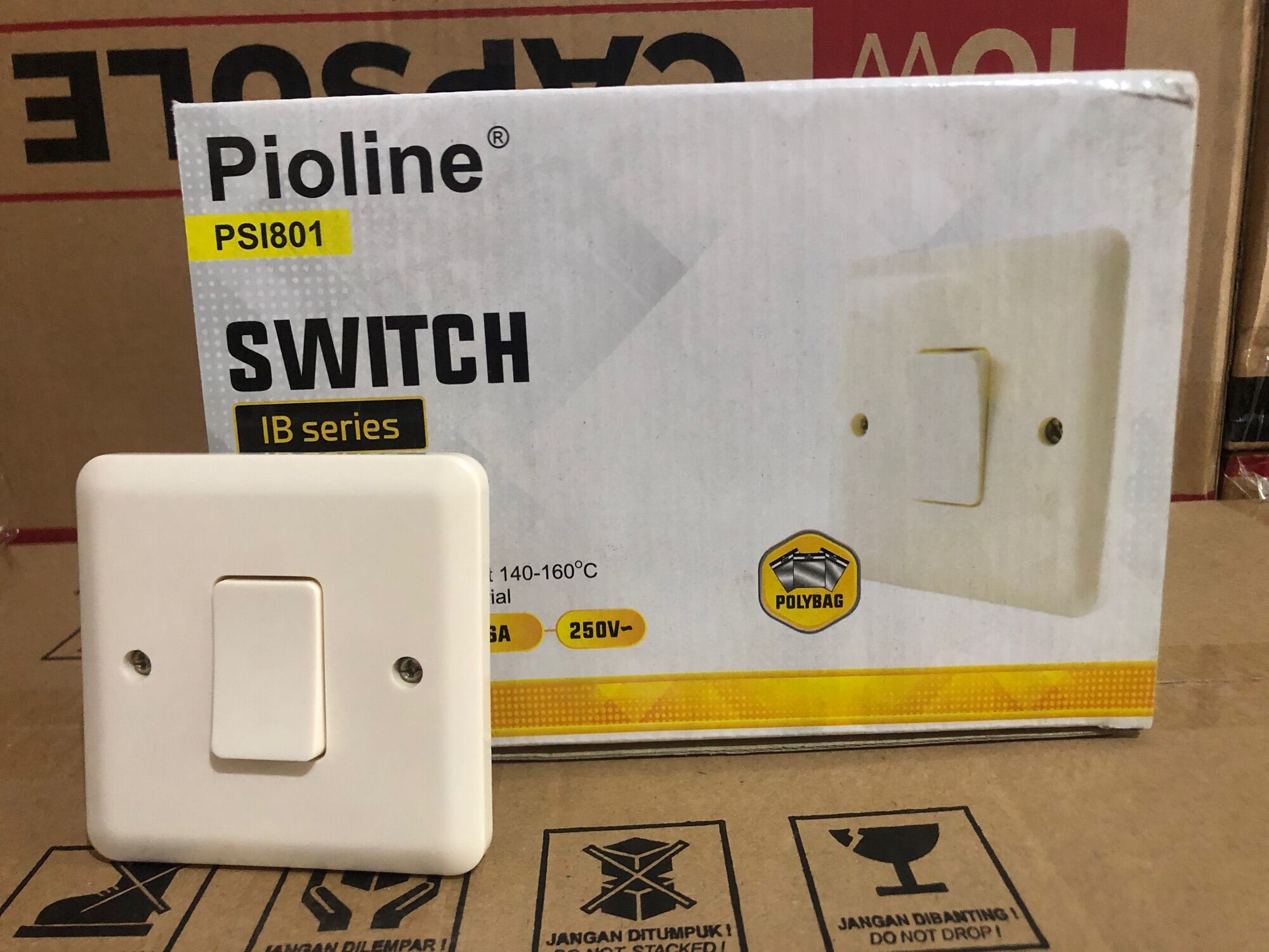 ( PAKET ISI 12 PCS ) Saklar Tunggal / Engkel IB inbow Merk PIOLINE SNI ...