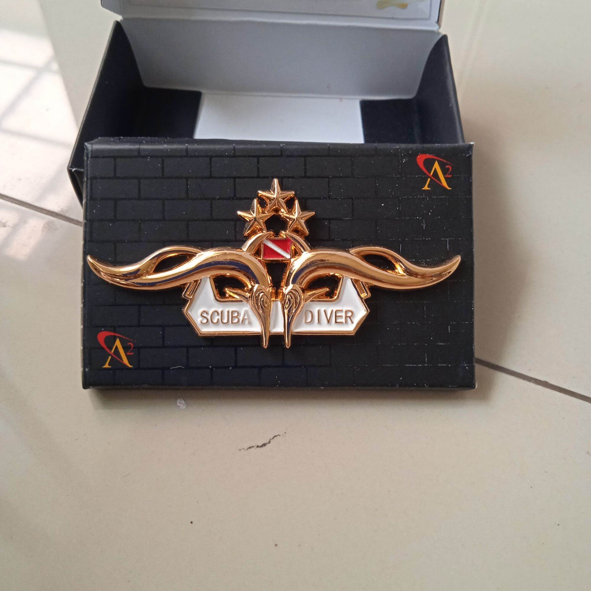 super exclusive brevet wing scuba diver bintang tiga | Lazada Indonesia