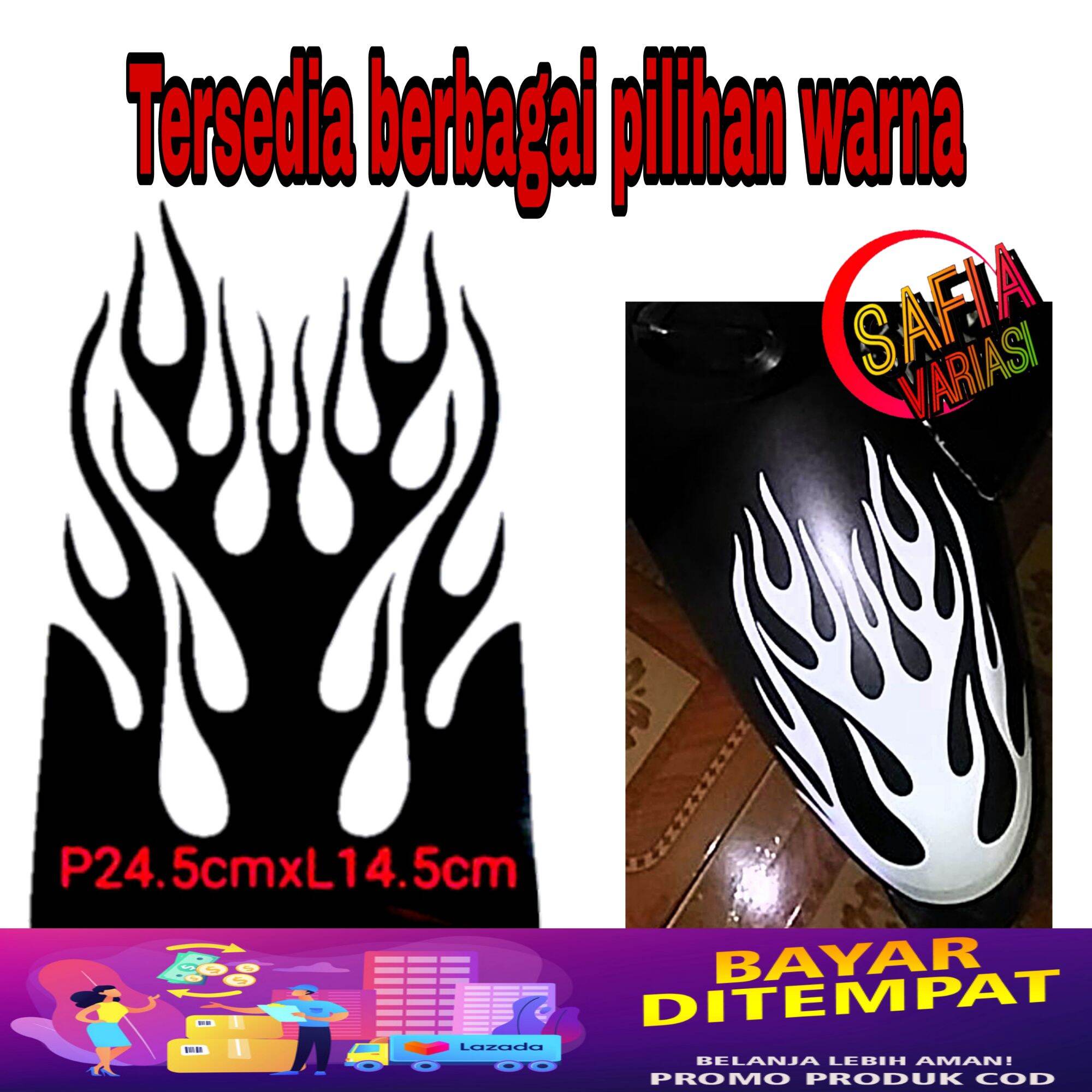 stiker cutting api - hitam - Safia vatiasi | Lazada Indonesia