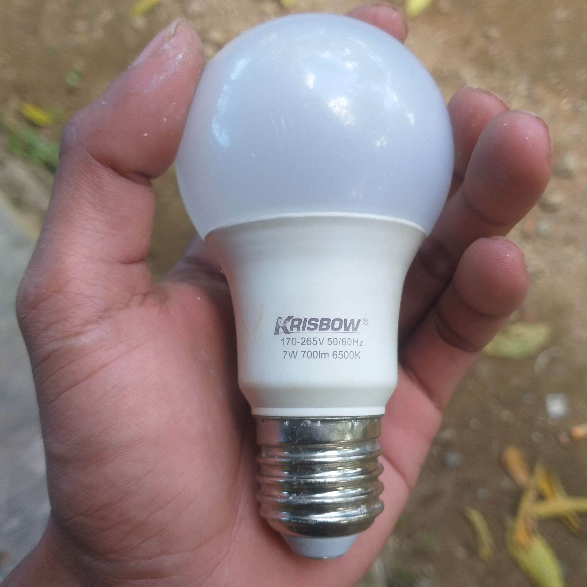 lampu led rumah murah terang grosir krisbow 7watt rekondisi bergaransi ...