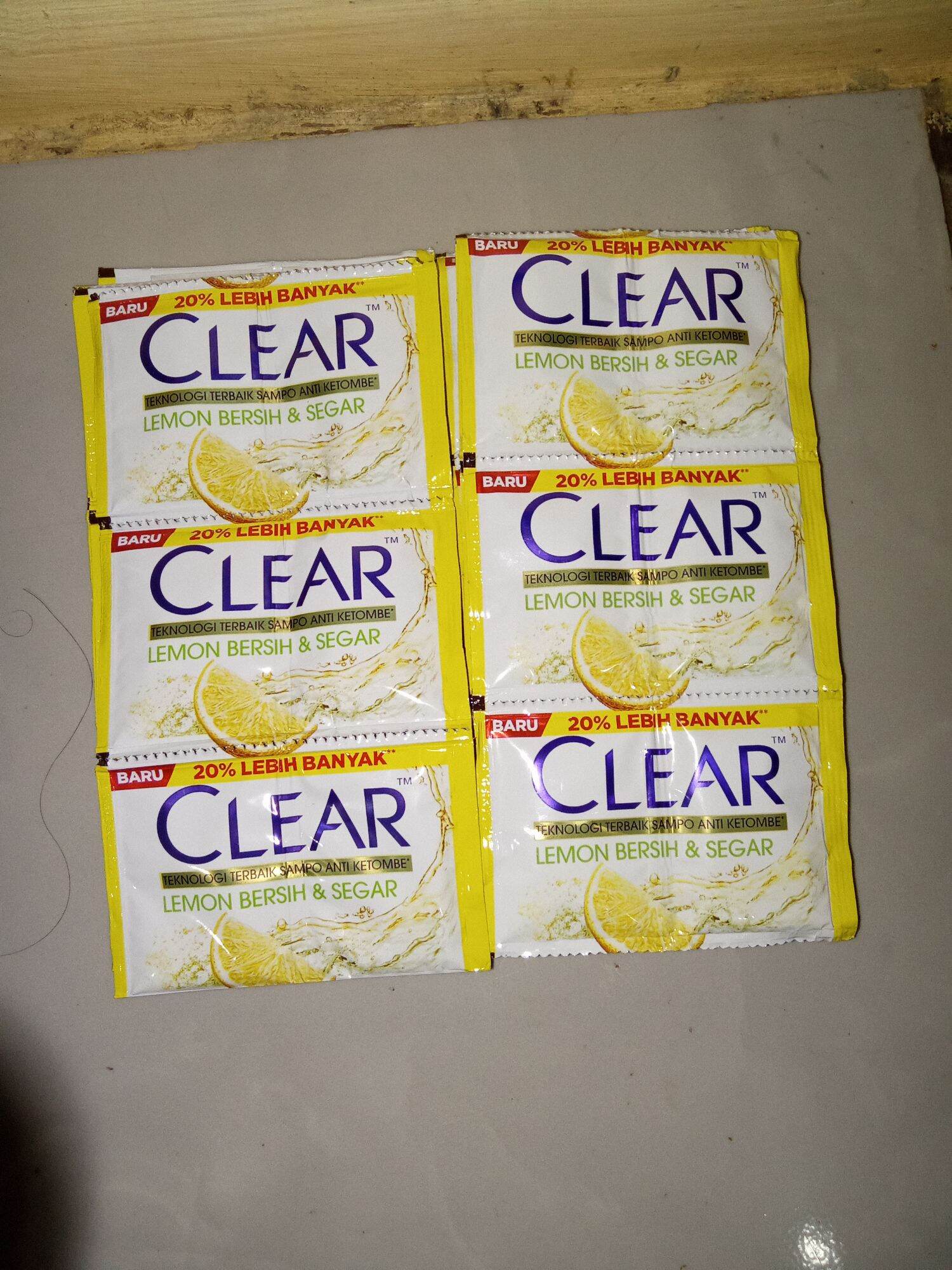 Clear Shampo sachet Lemon Segar | Lazada Indonesia