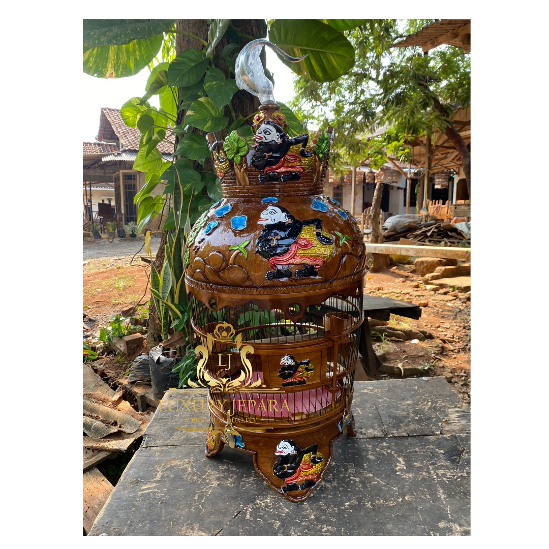 sangkar ukir semar kayu jati | Lazada Indonesia