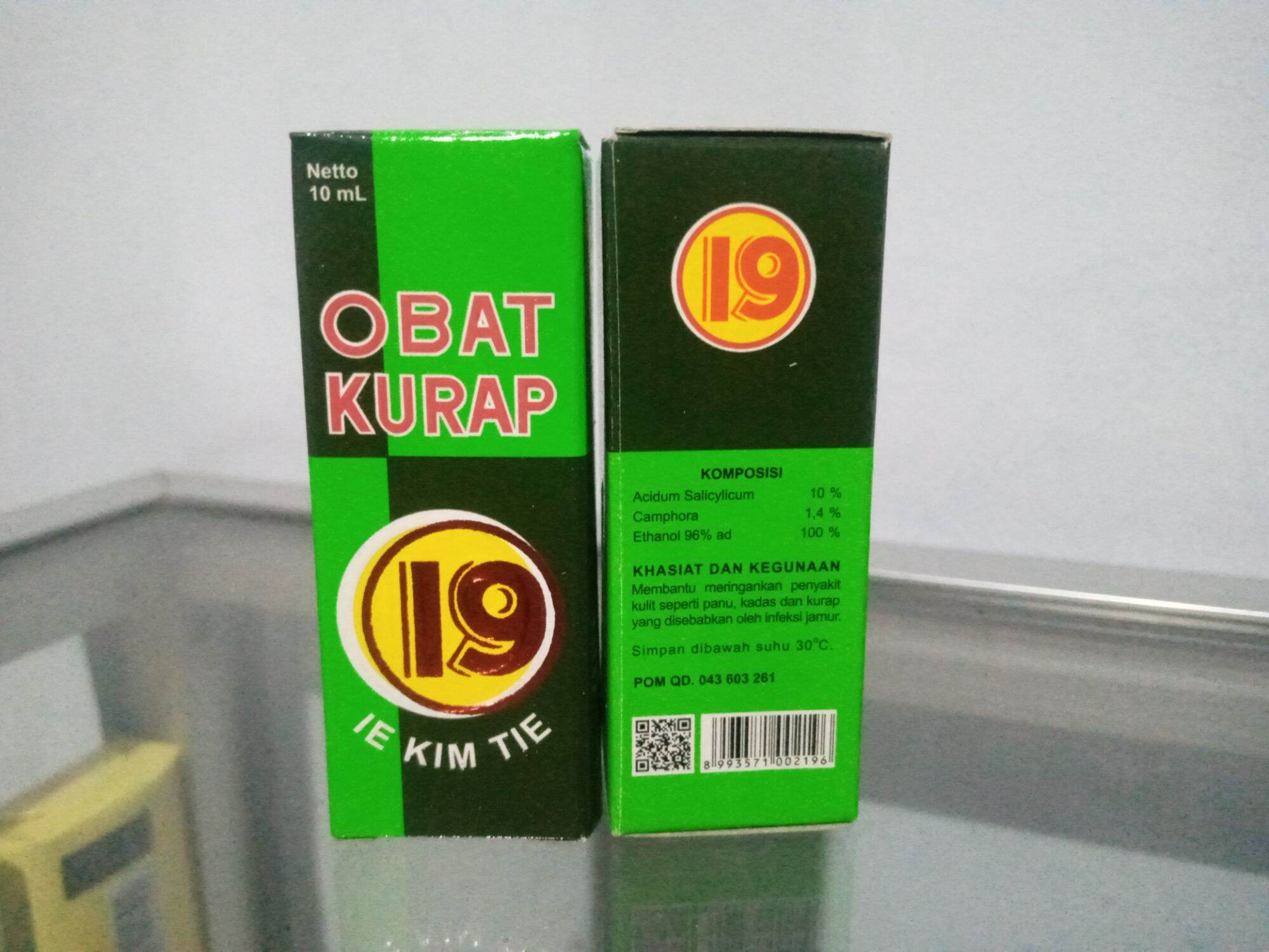 Obat Kurap Panu Kandas Kutu Air Cap 19 Ie Kim Tie Per Pcs | Lazada ...