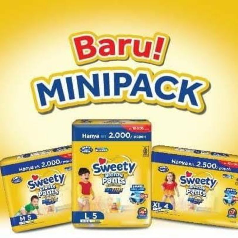 Sweety Minipack | Pampers Sweety isi 5 | Lazada Indonesia