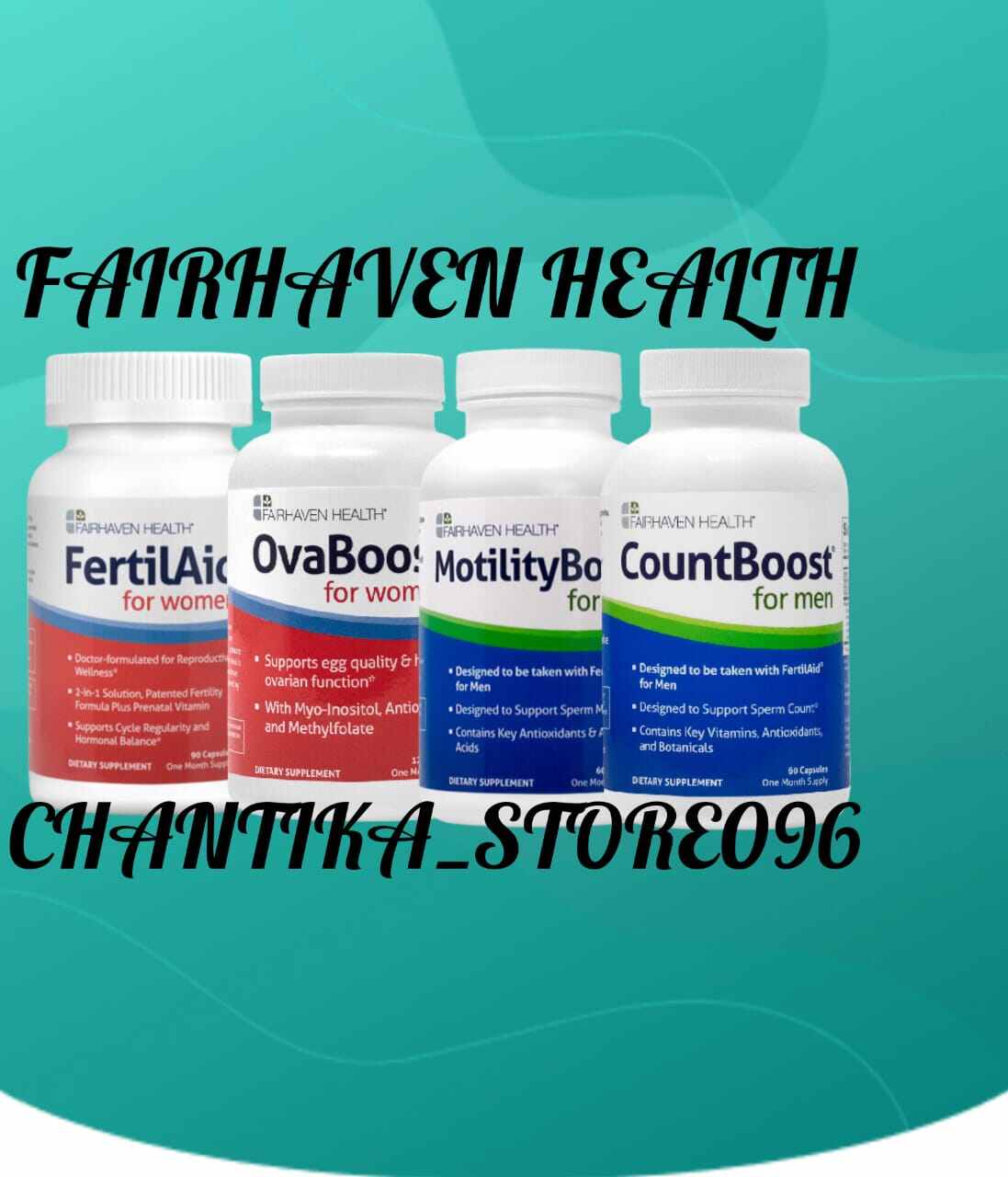 Fairhaven Health FertilAid For Women - OvaBoost For Women ...