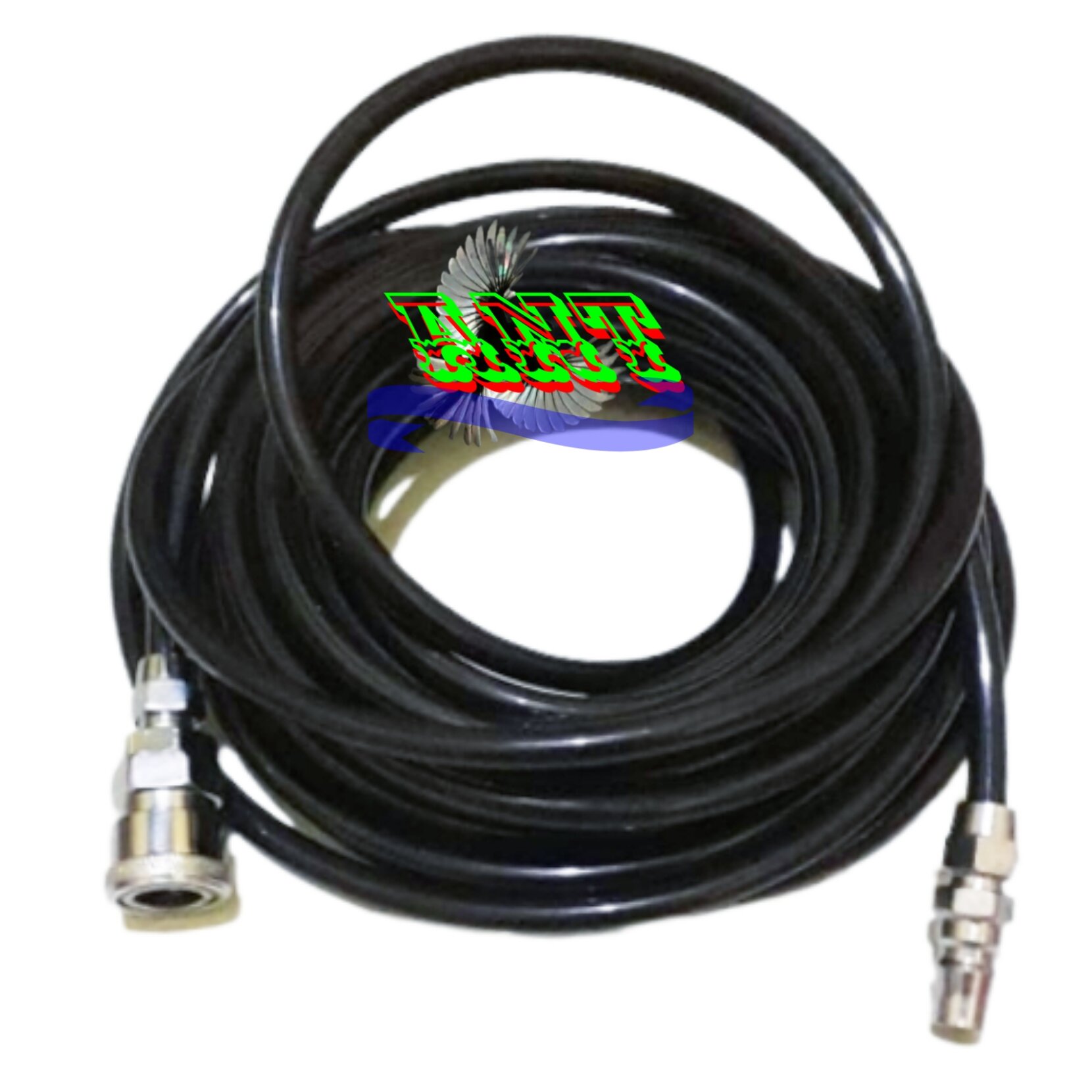 Selang Angin PU Hose Hitam 15 Meter Diameter 8x5 mm Warna HITAM Plus ...