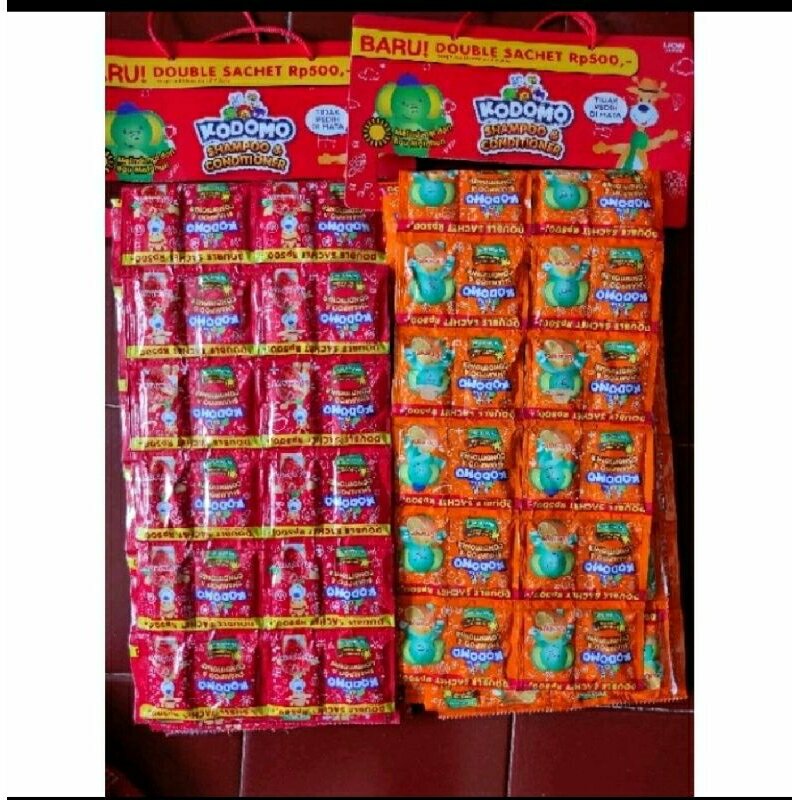 KODOMO RENCENG / KODOMO SACHET 12PCS ( 24 SACHET) / KODOMO SHAMPOO - CONDITIONER-kodomo shampo ...