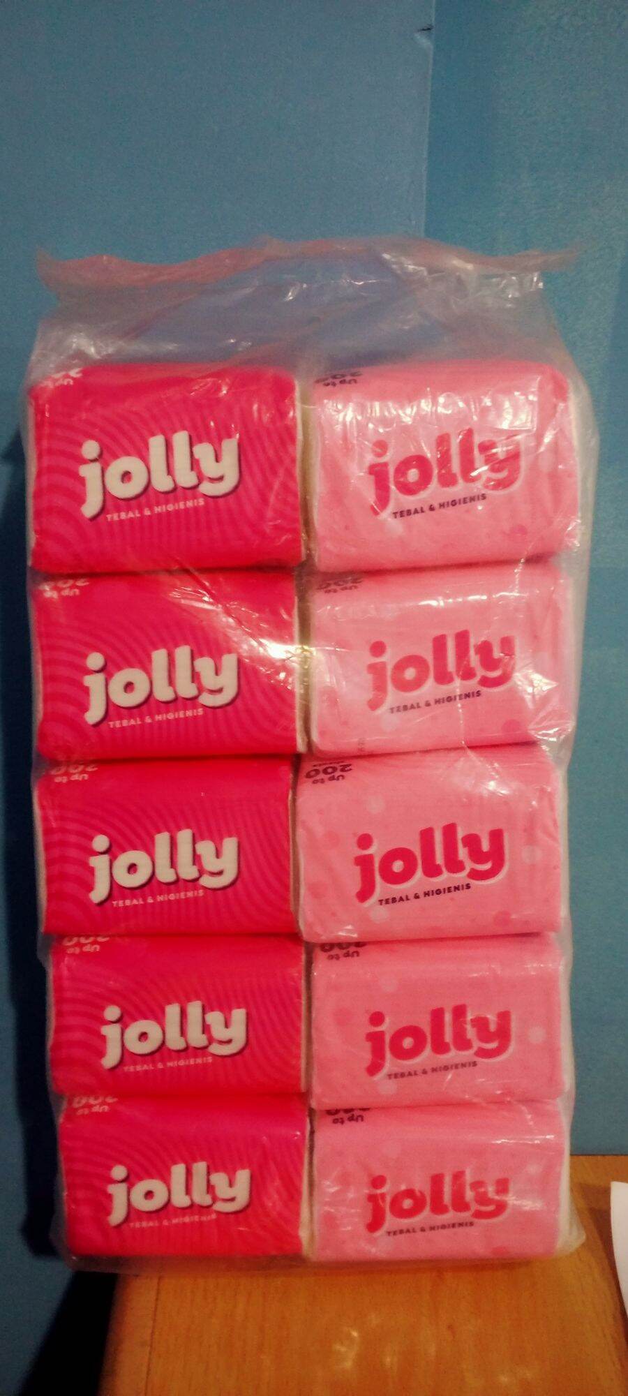Tissue jolly pop up 200 sheet 10 pack | Lazada Indonesia