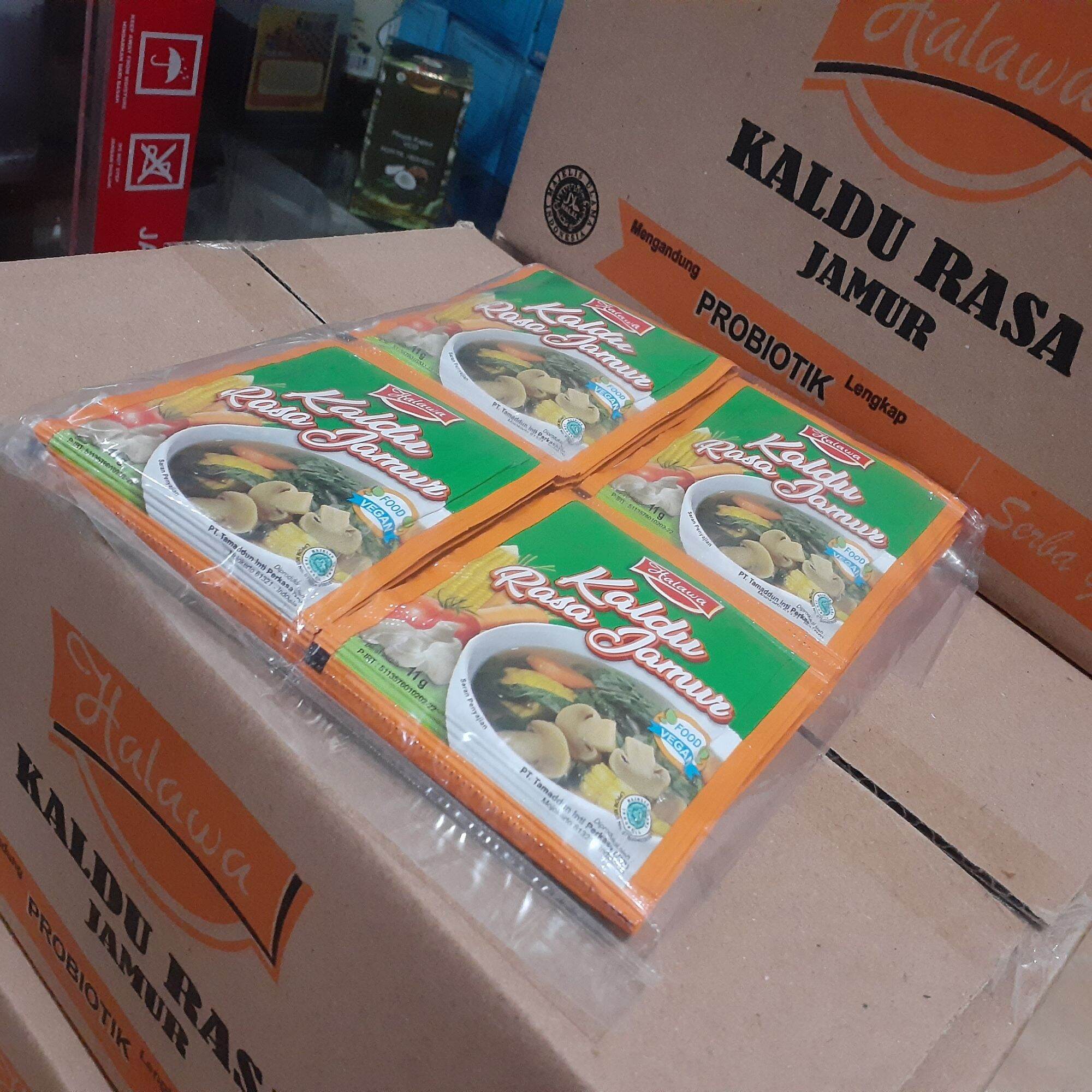 1 Karton HALAWA | Penyedap Rasa Probiotik Rasa SAPI, AYAM & Rasa JAMUR ...