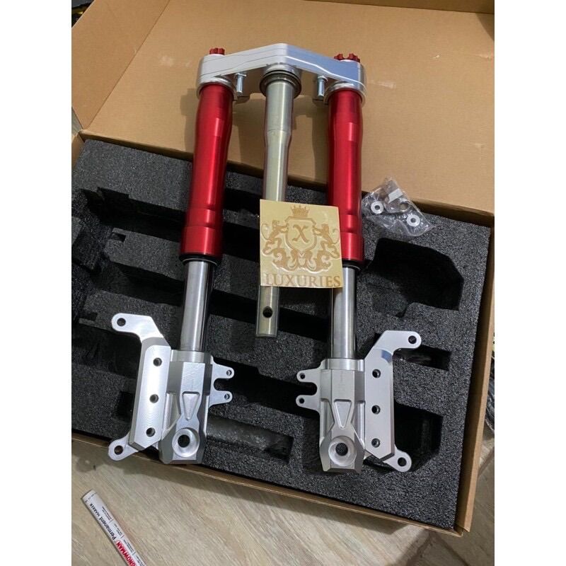 SHOCK DEPAN UPSIDE DOWN USD HONDA PCX 150 by NUI RACING UP SIDE DOWN ...