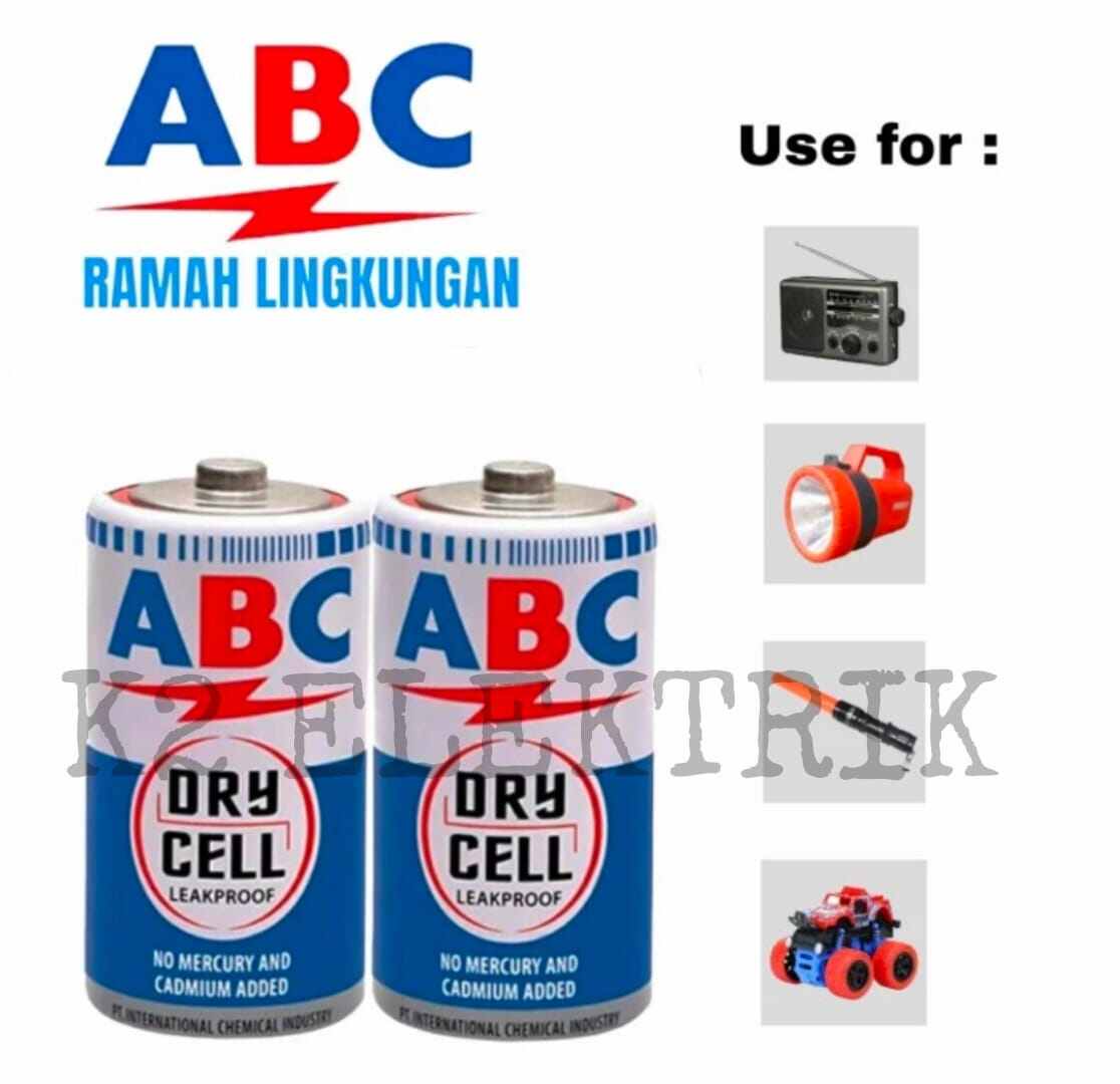 1pcs Batrai ABC Biru Besar Tipe D | Batrai Senter | Batrai Toa | Lazada ...