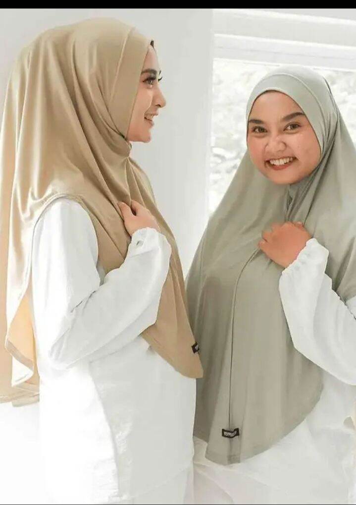 jilbab simpel jilbab modern tanpa ped piguin kekinian azkia hijab ...