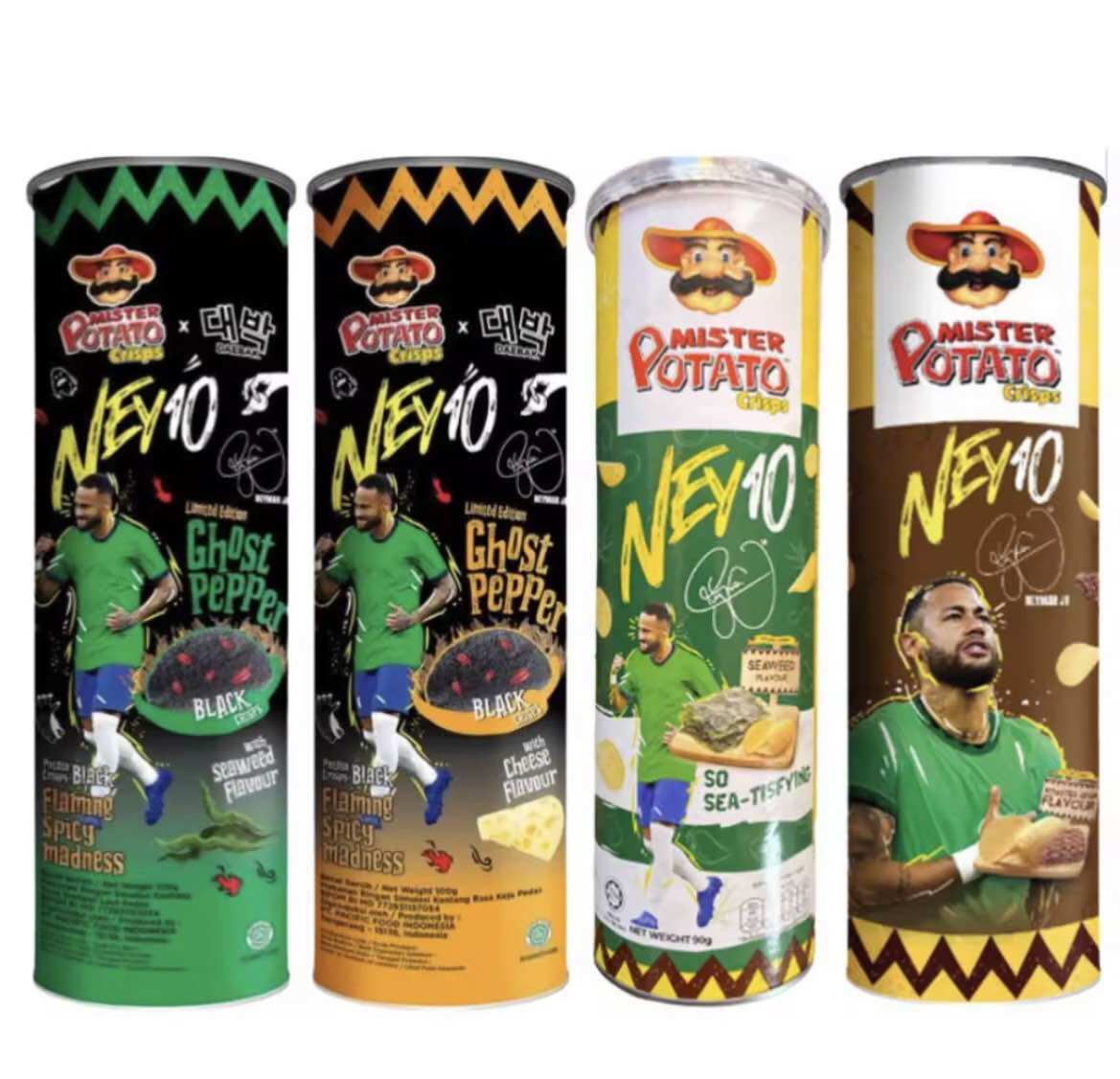 Mister Potato 80gram Keripik Kentang Aneka Rasa Ghost Pepper Pedas ...