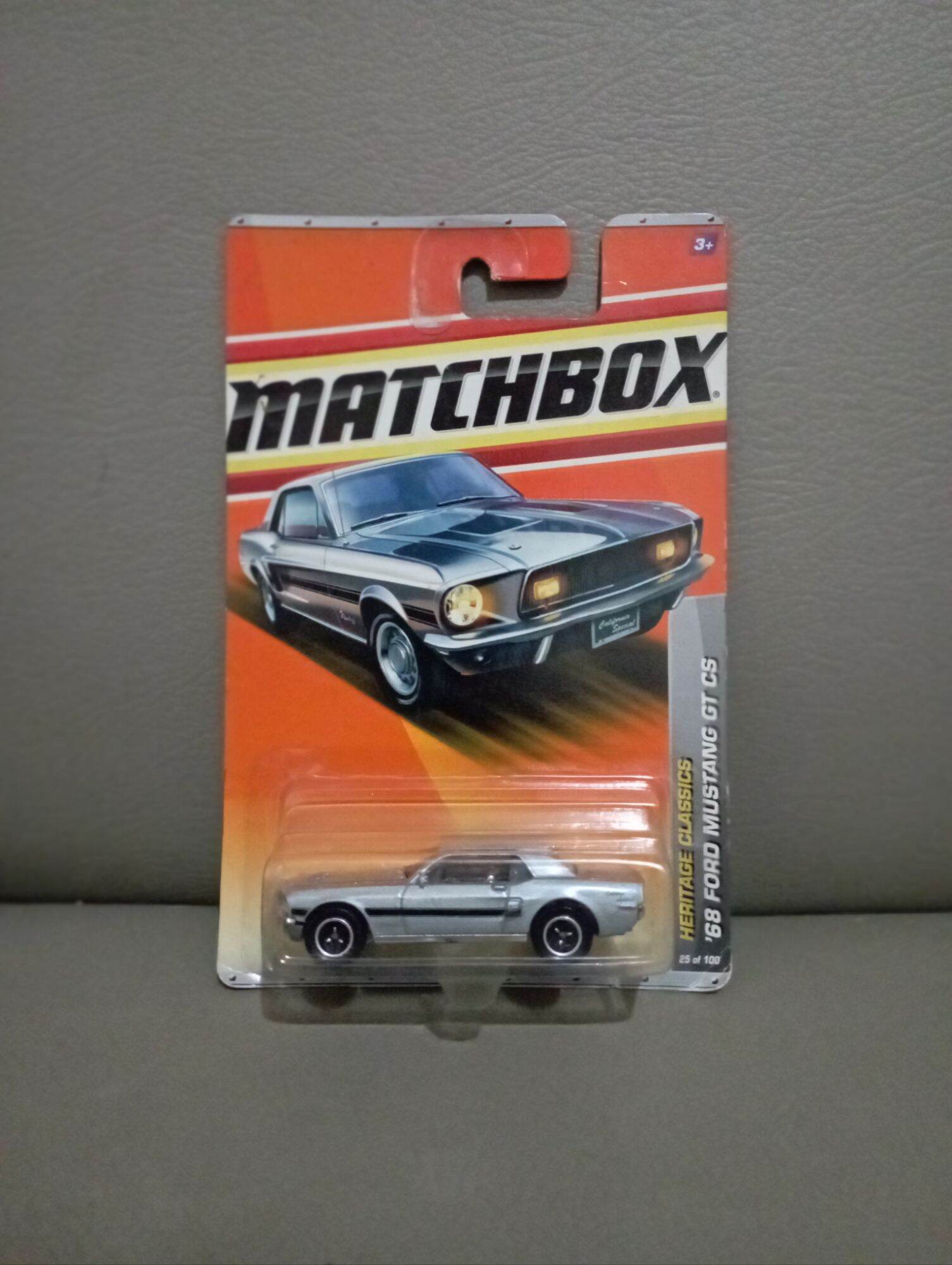 Matchbox ford Mustang GT/CS 1968 diecast matchbox | Lazada Indonesia