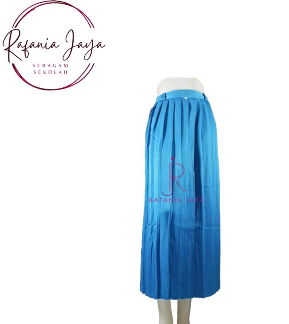 Rok Panjang SD MD Rok Warna Biru Benhur Rok Seragam Sekolah Rempel ...