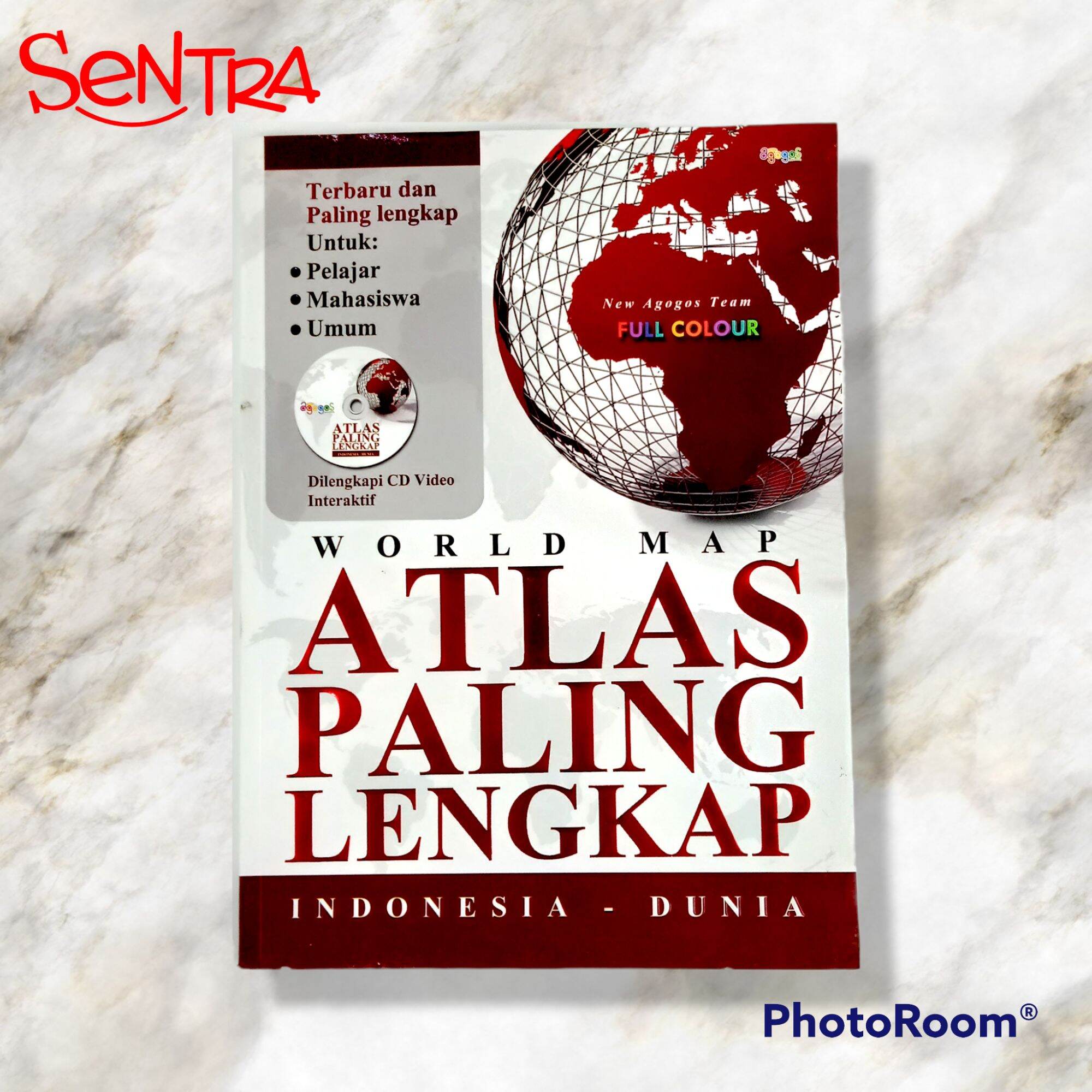 Agogos | Atlas Paling Lengkap (World Map) | Lazada Indonesia