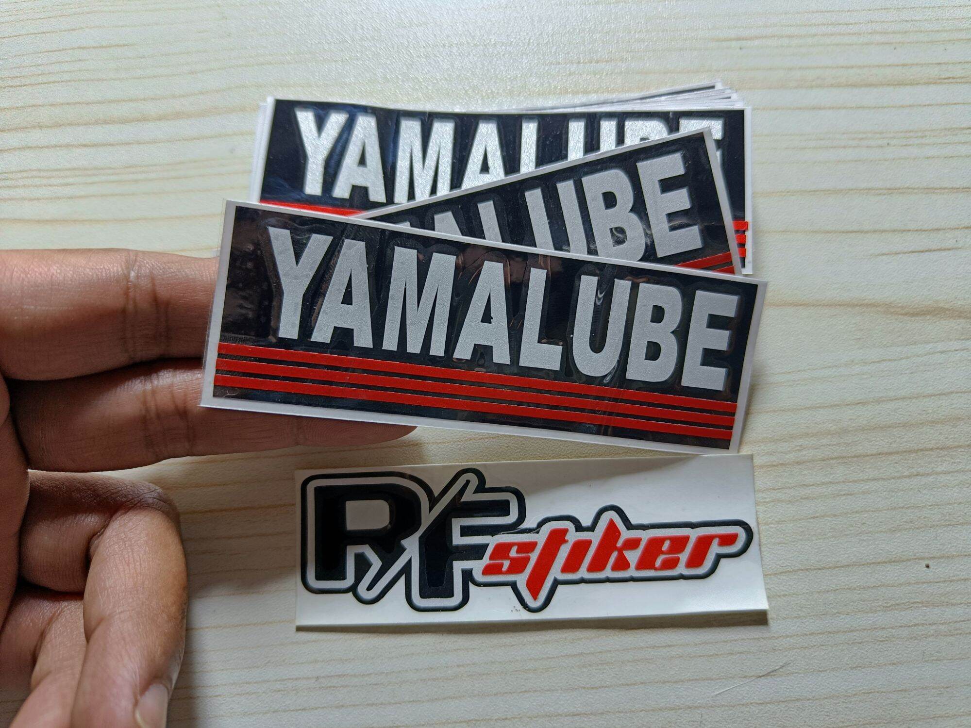 Stiker Yamalube cutting 10x3,5cm sticker motor yamaha | Lazada Indonesia