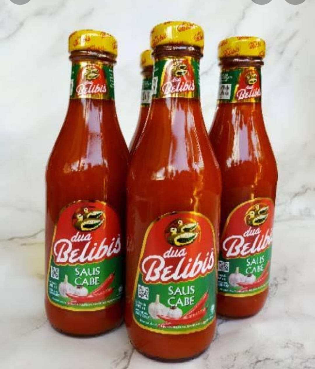 Saus Cabe Dua Belibis/Saus Enak Kemasan Botol Beling 340ml | Lazada ...