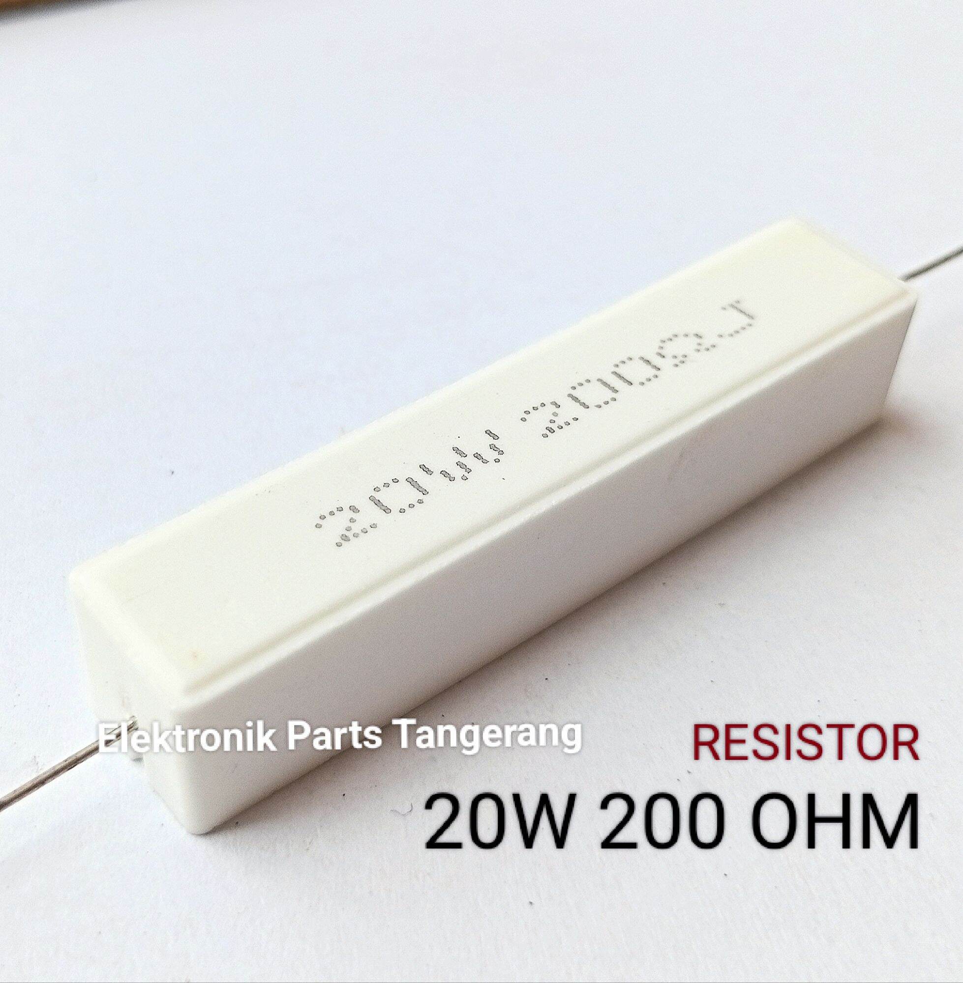 RESISTOR KAPUR 20WATT 200 OHM RESISTOR 20W 200OHM RESISTOR 20 WATT 200 ...