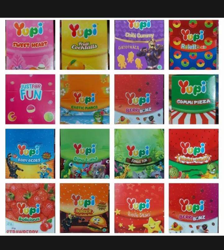 1 box permen yupi 500 lengkap isi 24 pcs. | Lazada Indonesia