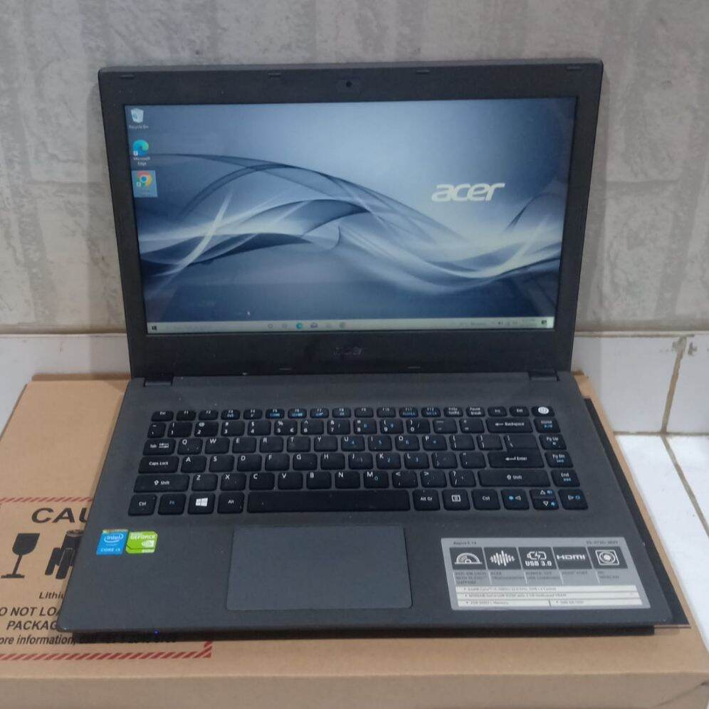 Laptop Acer E5-473G, Core i5-5200U, Double Vga Nvidia Geforce 920M, Ram 4Gb, Hdd 500Gb | Lazada ...