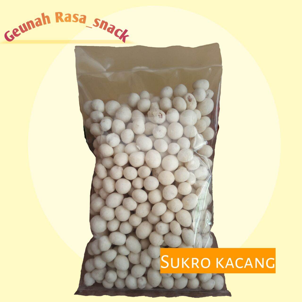 kacang sukro putih//original 250gram/kacang shanghai//enak,gurih, lezat ...