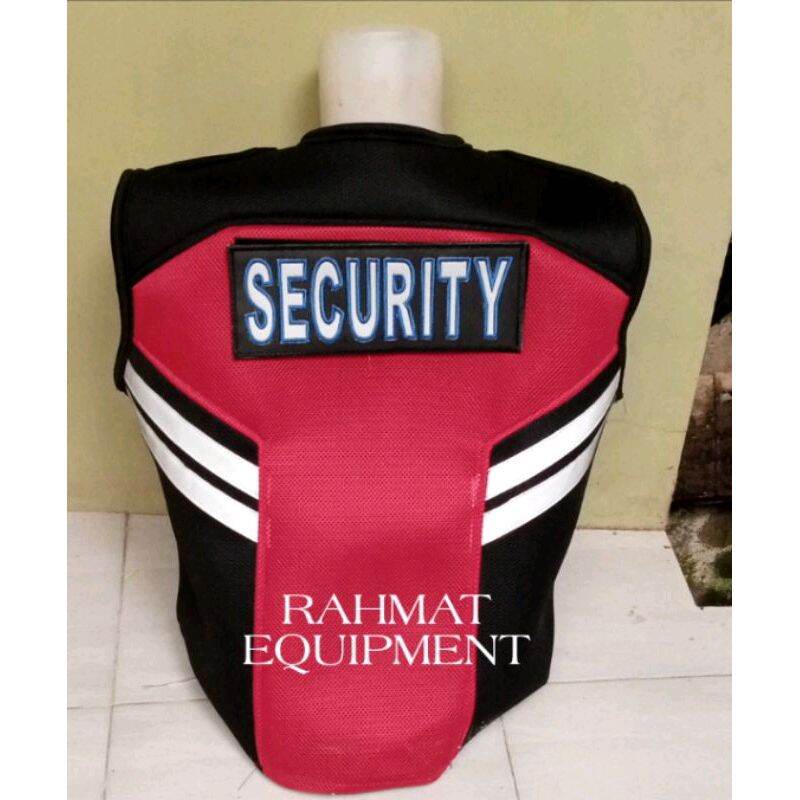 Rompi Security Merah Rompi Satpam Terbaru | Lazada Indonesia