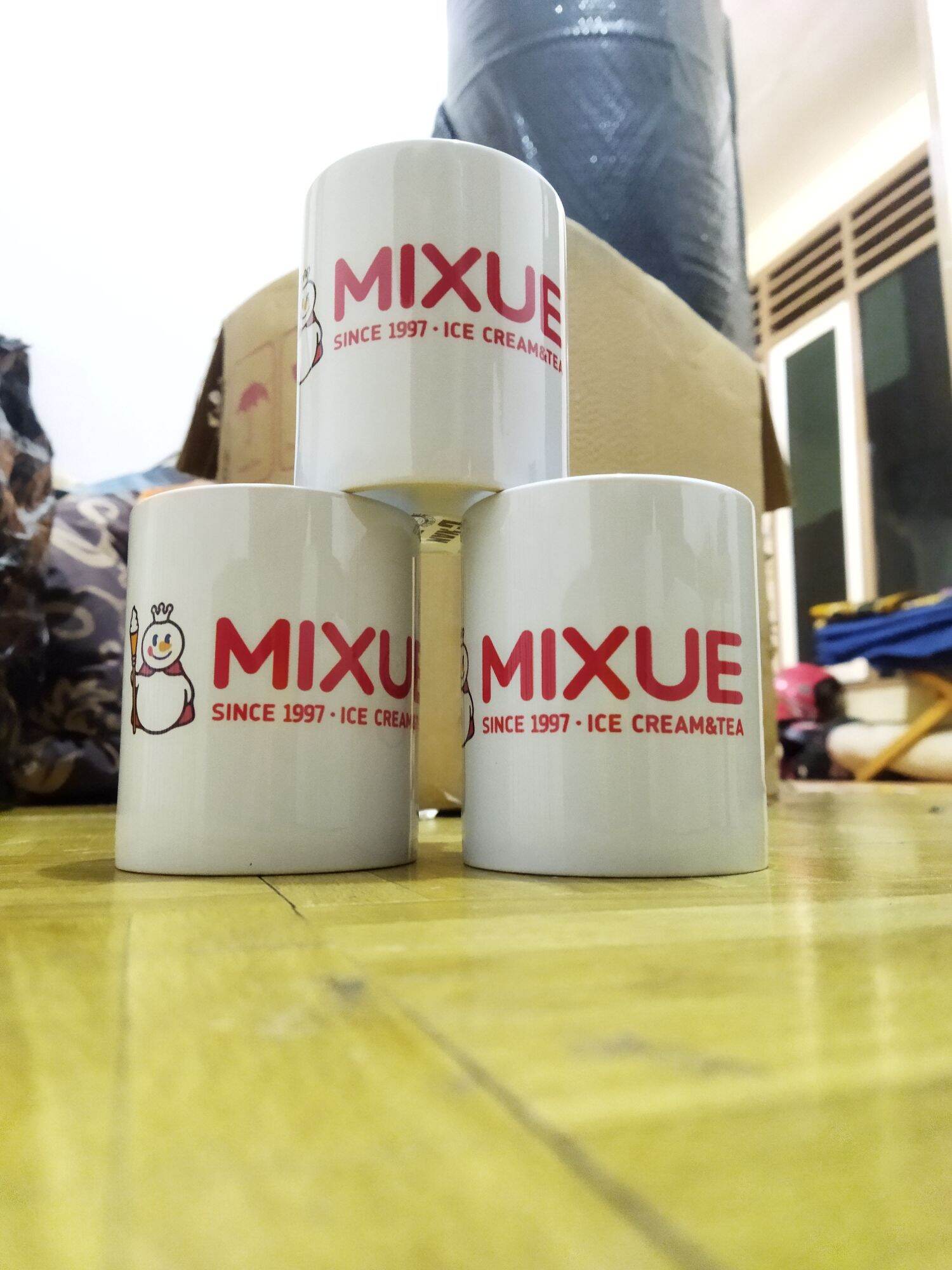 Gelas Mug Custom Desain Mixue Gelas Import Dnan bahan Keramik 400gr ...