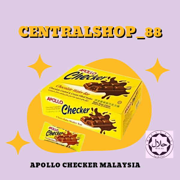 Apollo Checker Wafer Bar Malaysia | Lazada Indonesia
