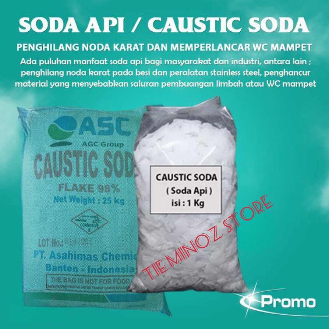 Soda Api / Coustic Soda Flake anti WC mampet pack 1 kg | Lazada Indonesia