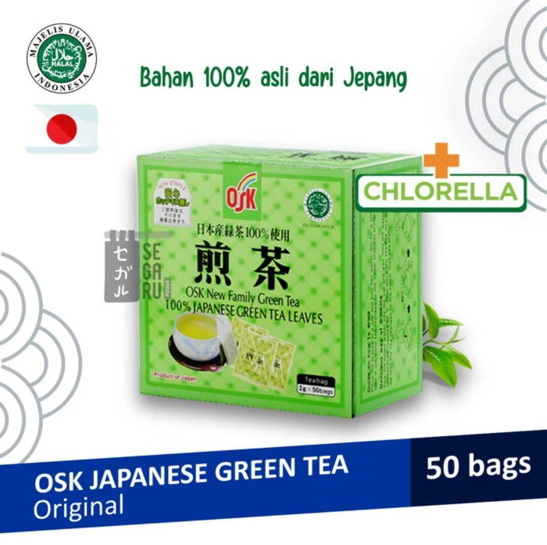 OSK Japanese Green Tea - Teh Hijau Jepang isi 50s (HALAL) | Lazada Indonesia