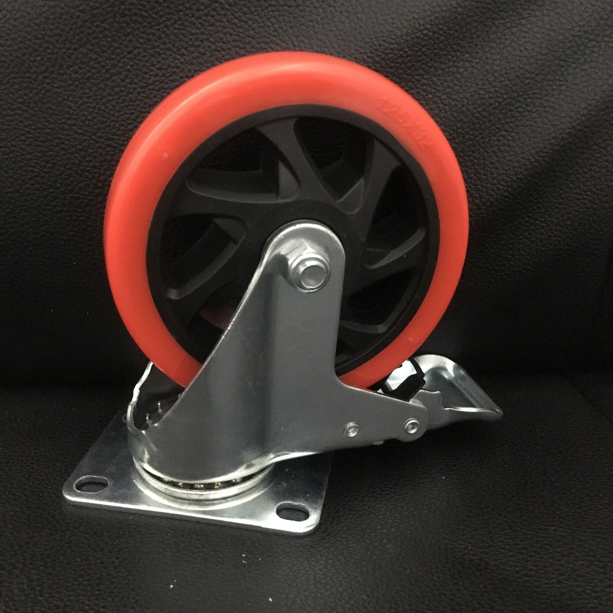 RODA TROLLEY TROLI PU 5 INCH TIPE HIDUP + REM PER PCS | Lazada Indonesia