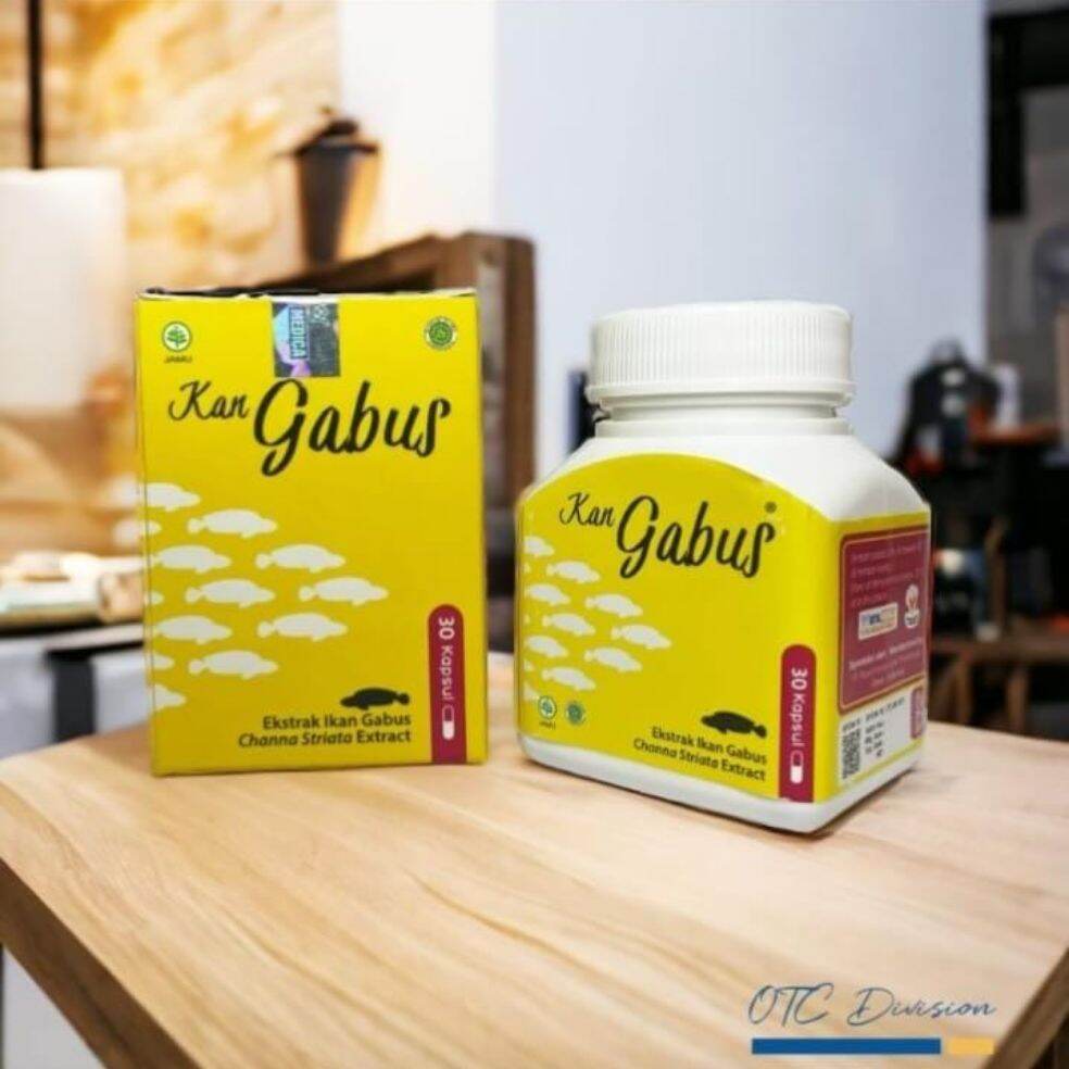 KAN GABUS CAPSUL ISI 30s Sari Ikan gabus, sumber albumin protein alami ...