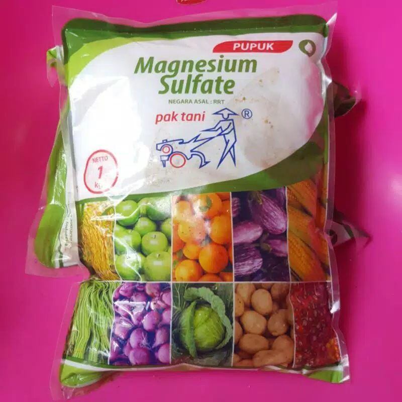 Pupuk Magnesium Sulfate 1KG (Garam Inggris) Pak Tani Original Kemasan ...