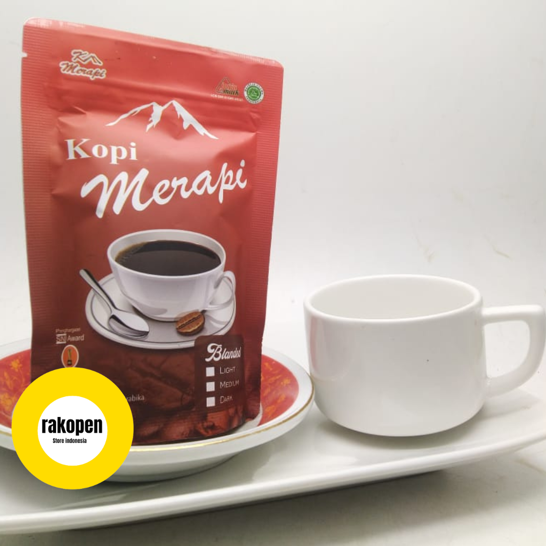KOPI MERAPI BLANDED ROBUSTA ARABIKA KOPI NO 1 JOGJA KOPI MURNI KOPI ...