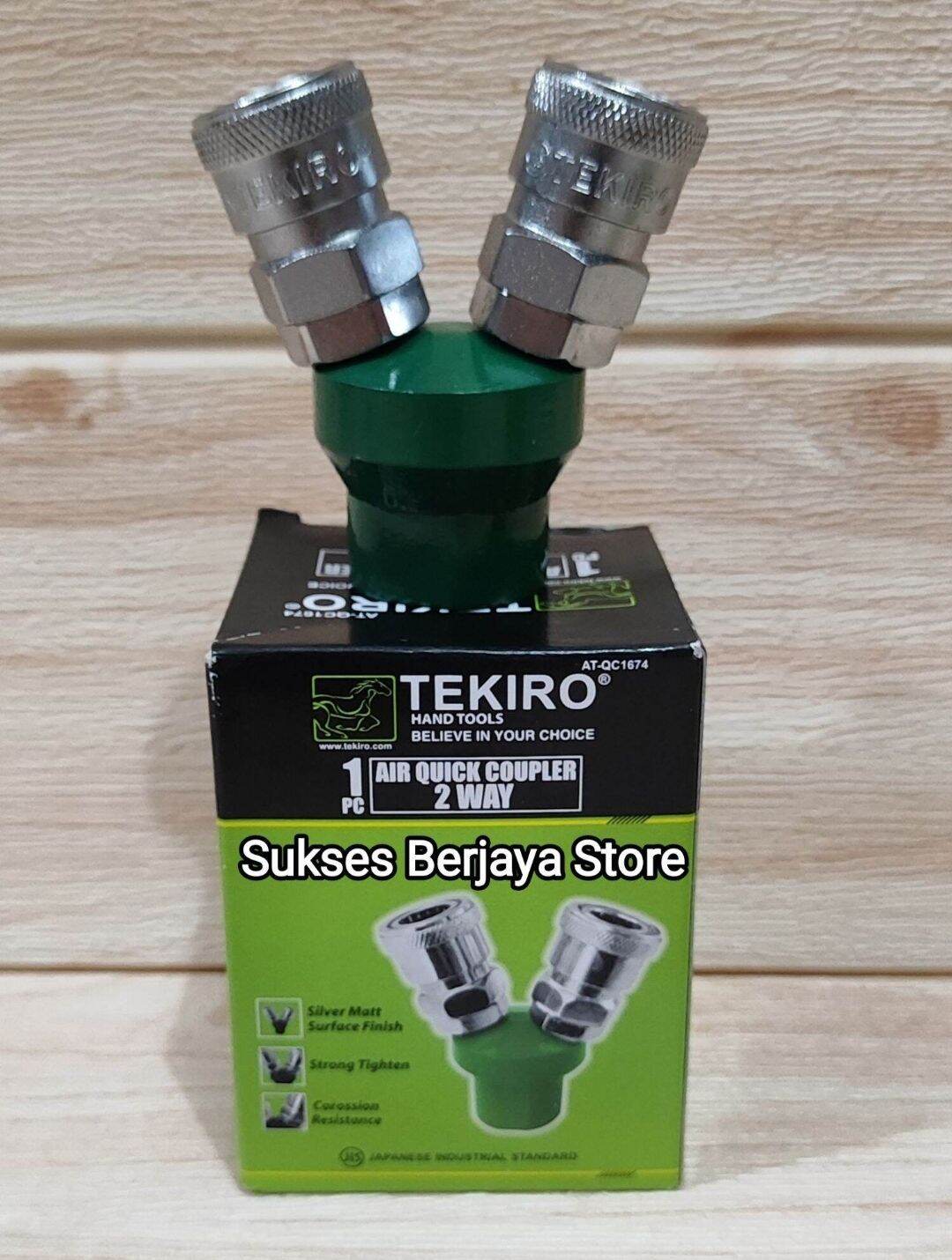 tekiro quick coupler 2 way 3 way couper sambungan selang angin tekiro ...