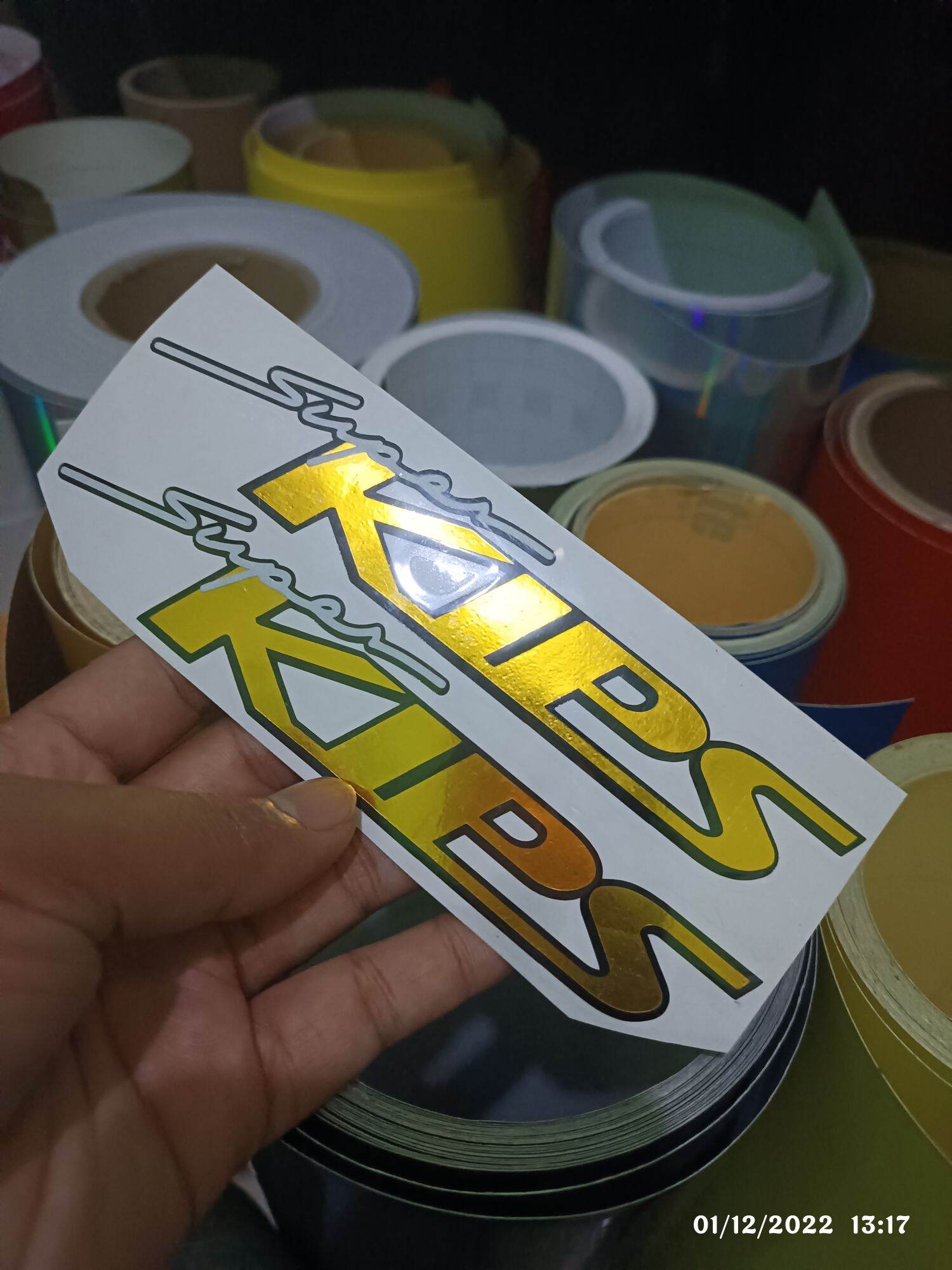 sticker super kips cutting sticker motor | Lazada Indonesia