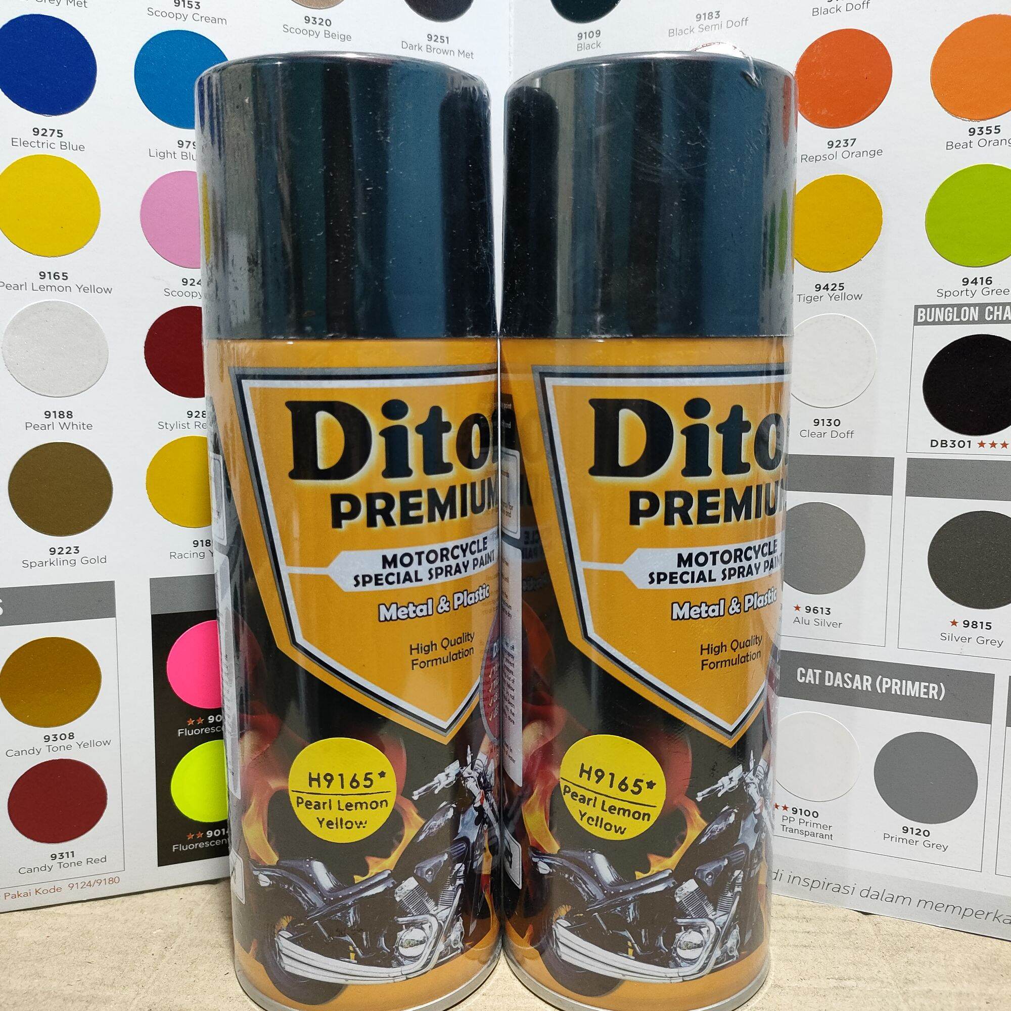 Pilok Pilox Cat Diton Premium Pearl Lemon Yellow 9165 Kuning Lemon ...