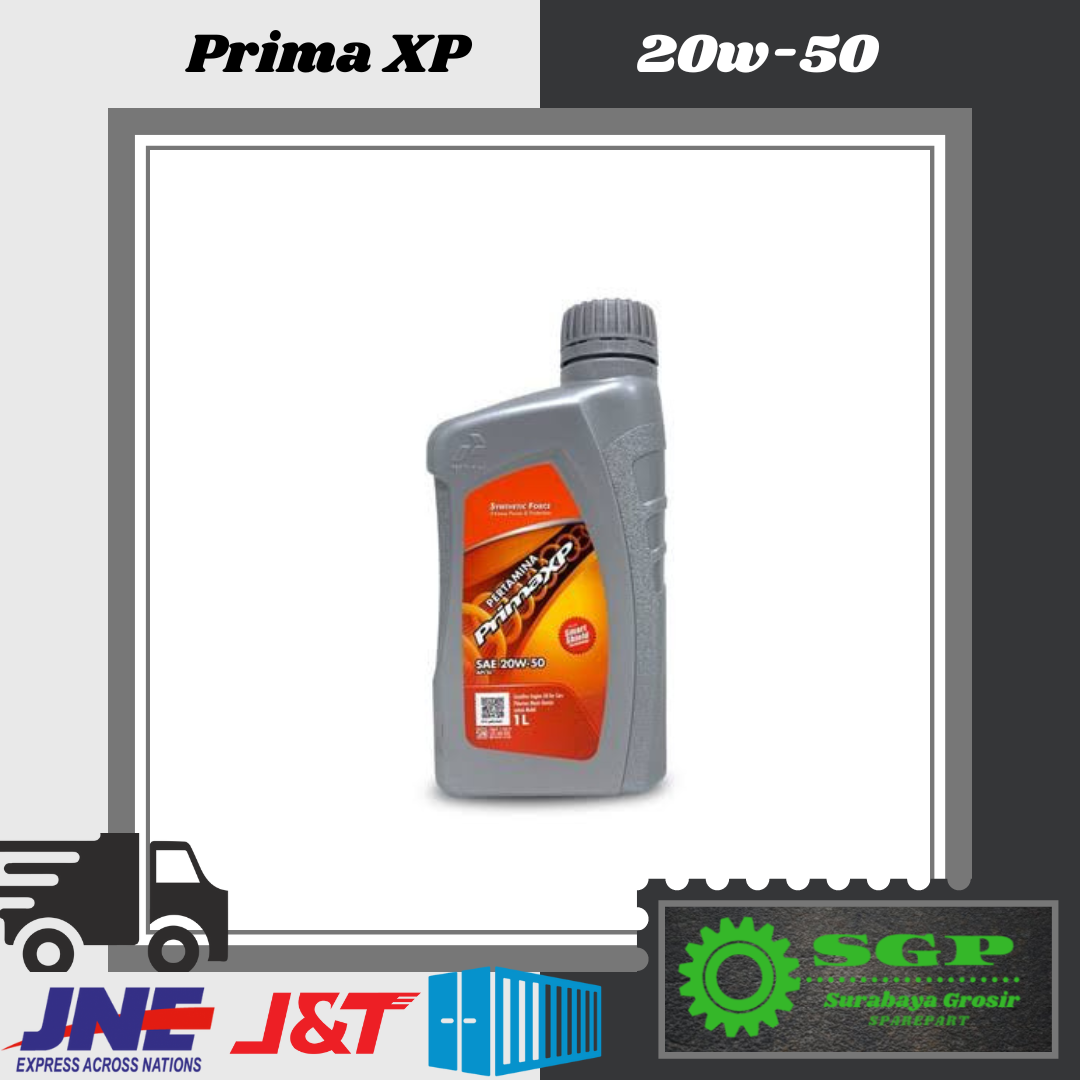 Oli Prima XP New PrimaXP 1 Liter SAE 20w-50 original pertamina termurah ...