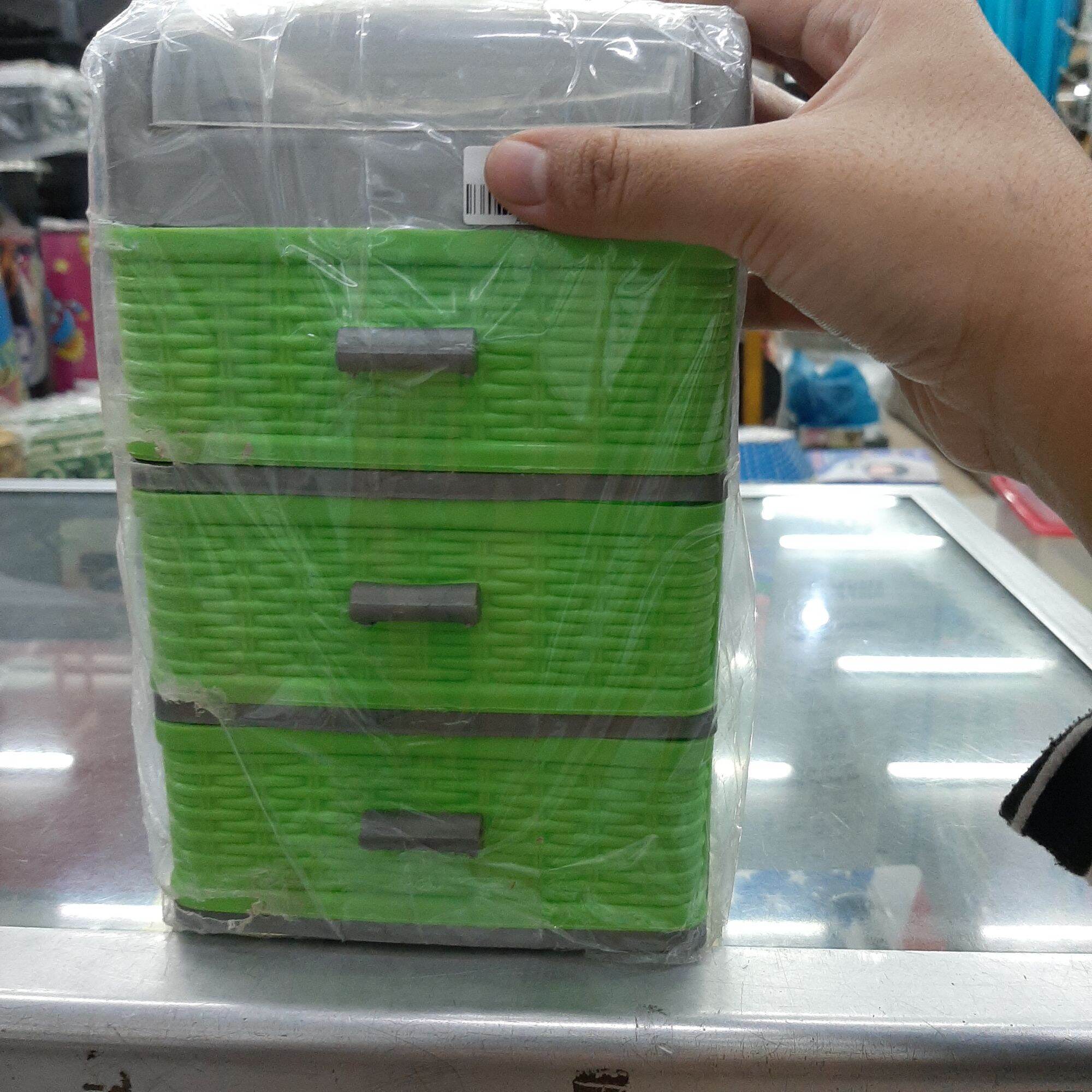 Tiara Rak Susun Container Laci Kotak Storage Box Susun 3 Susun 4 ...