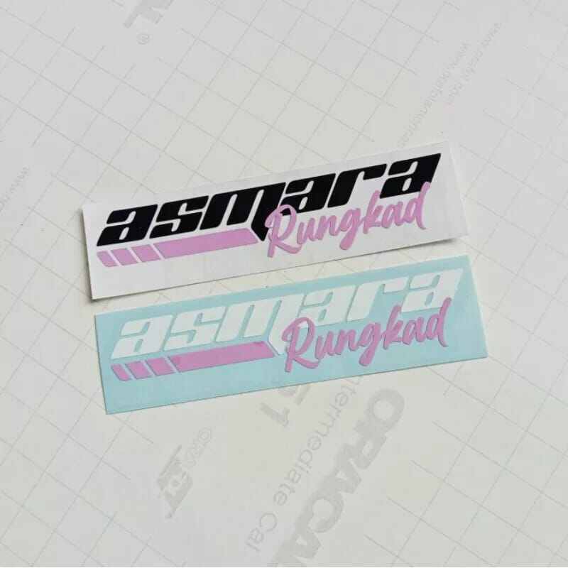 stiker cutting logo asmara rungkad | Lazada Indonesia