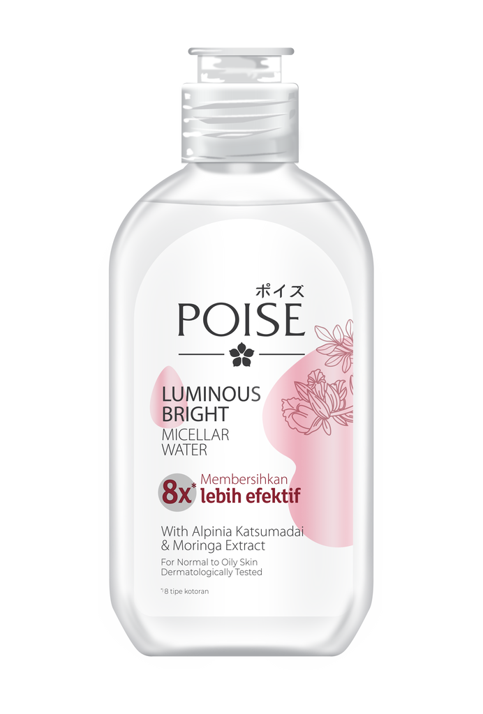 POISE LUMINOUS BRIGHT MICELLAR WATER 125ML | Lazada Indonesia
