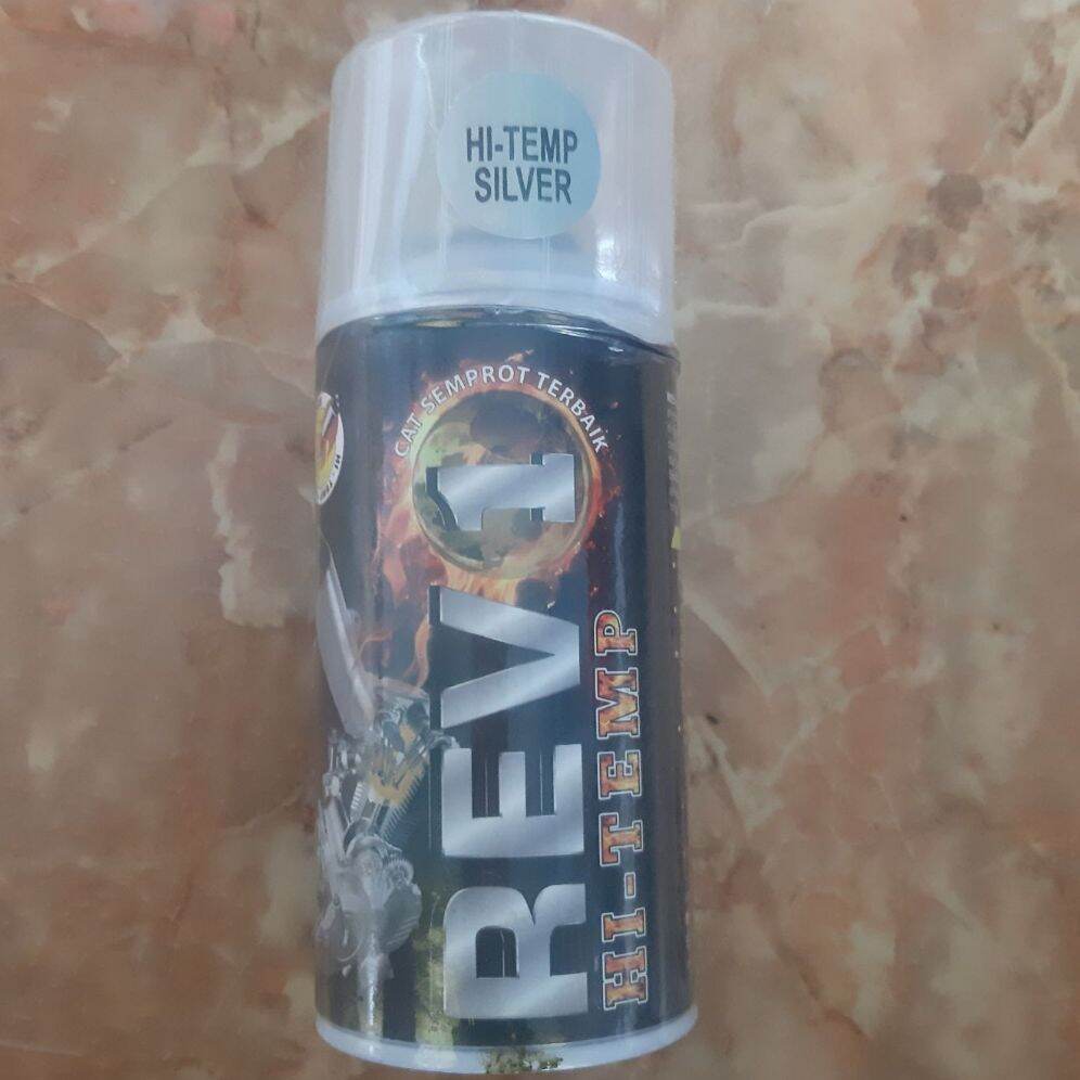 Cat Semprot Hi-Temp warna silver isi 300cc | Lazada Indonesia