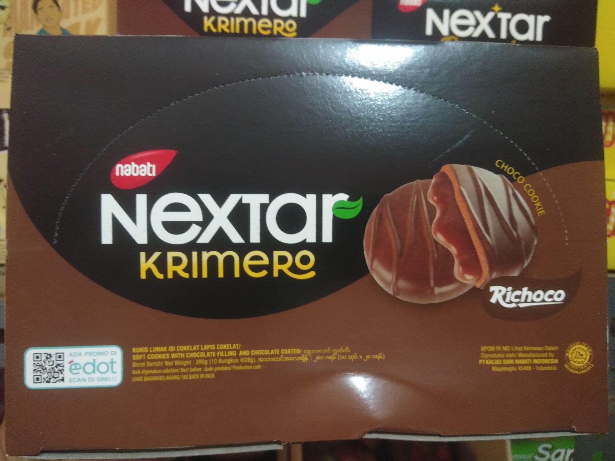 Nextar KRIMERO, BLUEBERRY PINEAPPLE cookies 1 box isi 10 | Lazada Indonesia