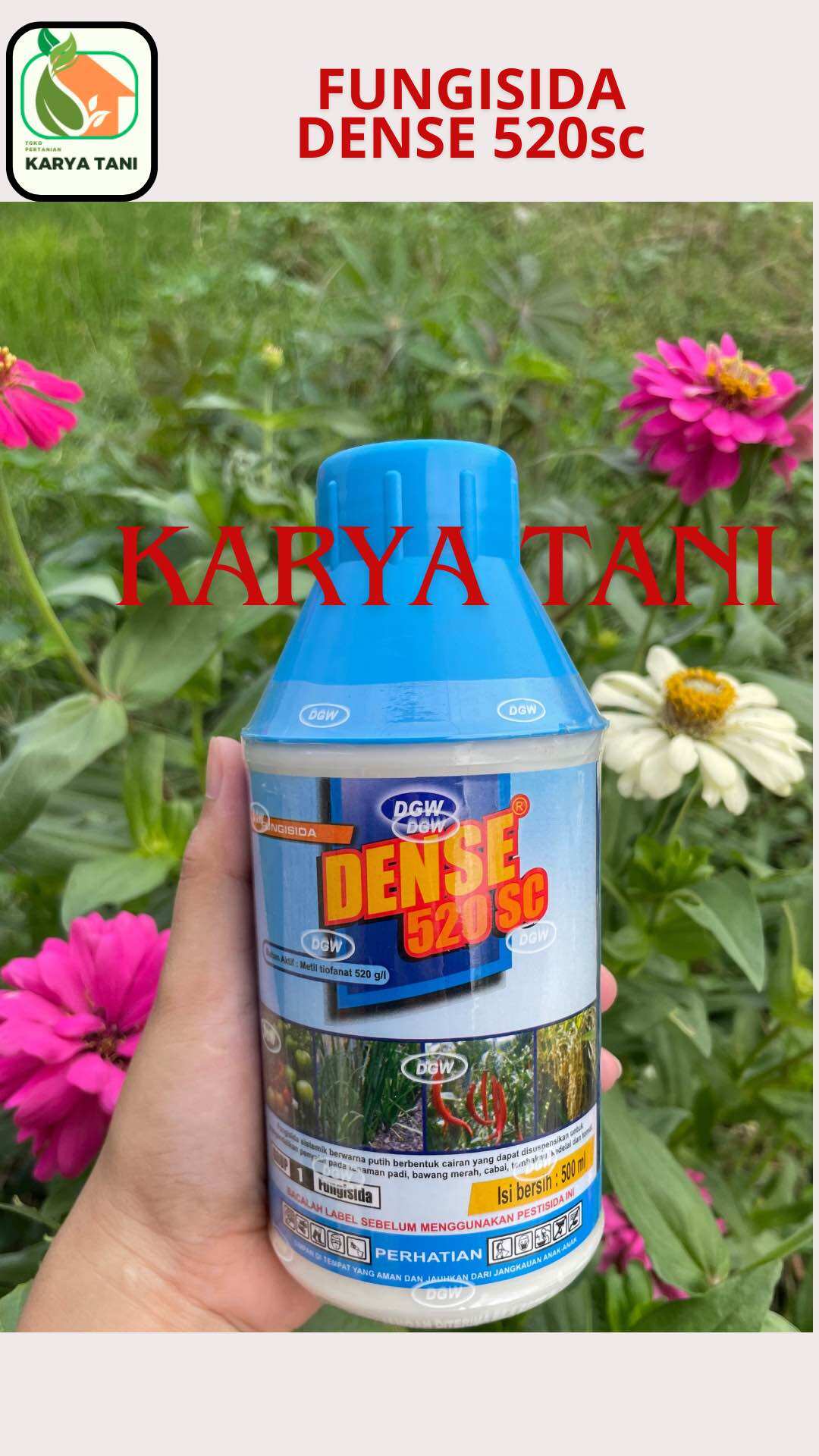 DENSE 520sc isi 500 ml Fungisida sistemik berwarna putih berbentuk ...