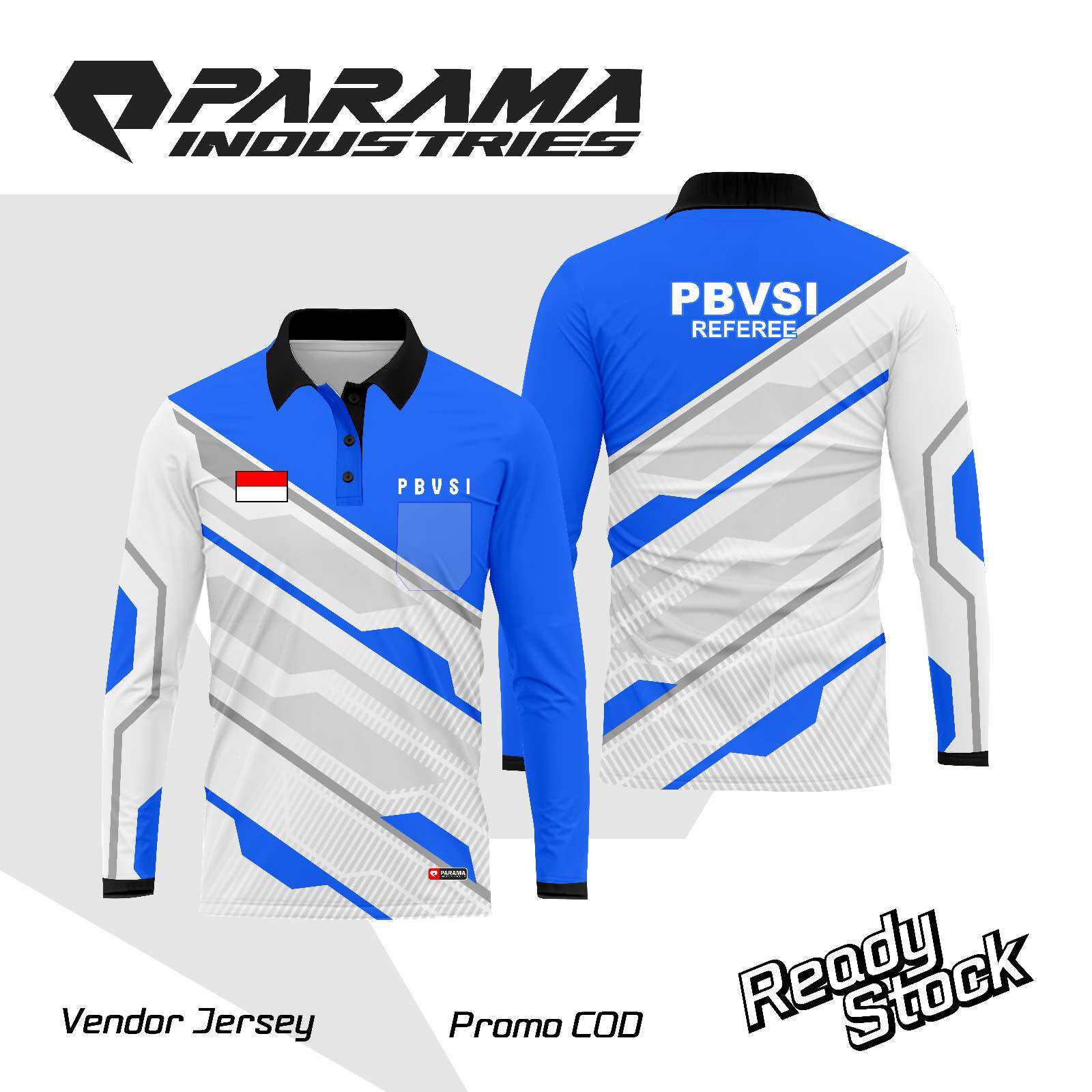 PROMO JERSEY POLO BERKUALITAS BAJU WASIT VOLI KEREN PARAMA INDUSTRIES ...